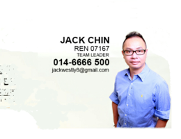 Jack Chin from THE ROOF REALTY SDN. BHD. profile | PropertyGuru Malaysia