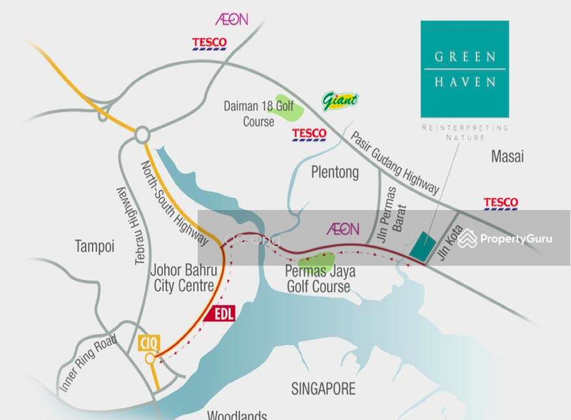 Green Heaven Permas Jaya, Freehold