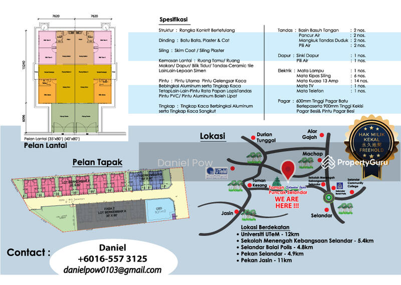 New Project Selandar Jasin Melaka 15 Mins Distance to UTeM Melaka ...