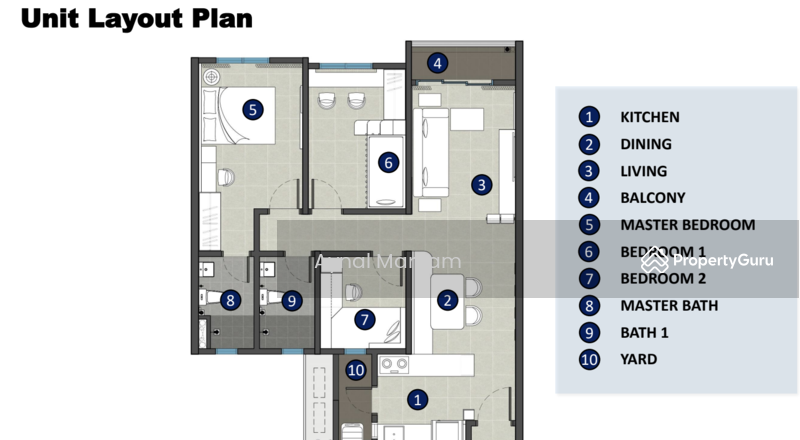 Rumawip Vierra Residence, Bandar Kinrara, Puchong, Selangor, 3 Bedrooms ...