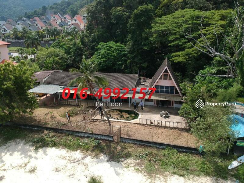 Batu Ferringhi double storey beach front bungalow, Penang (Island ...