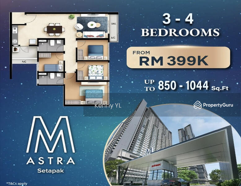 M Astra @ Setapak, 5 Jalan Usahawan, Setapak, Kuala Lumpur, 4 Bedrooms ...