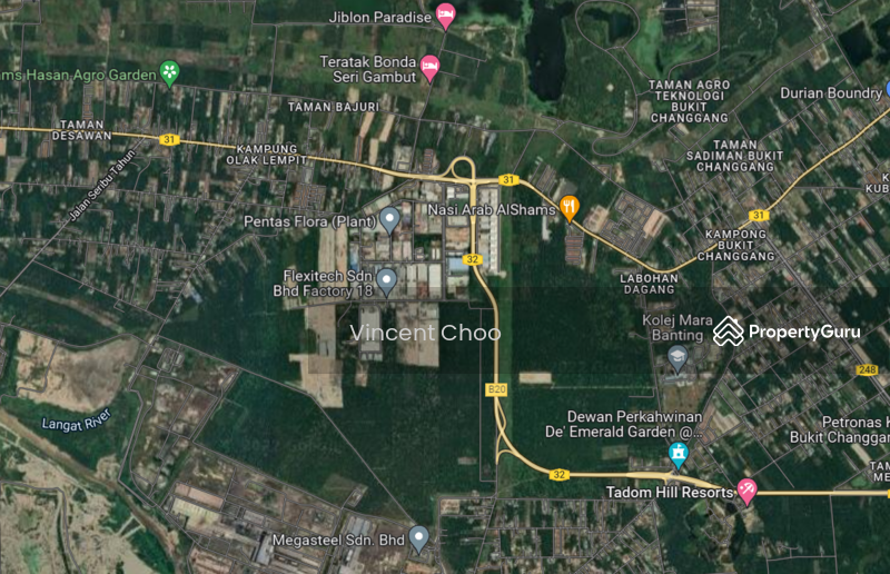 Kuala langat, Jenjarom, Telok Panglima Garang, Olak Lempit, Pekan bukit ...