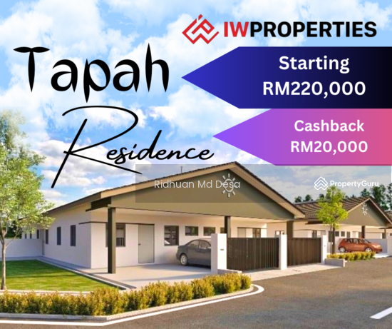 Residensi Tapah, Bidor, Tapah, Perak, 3 Bedrooms, 920 sqft, Terraced ...