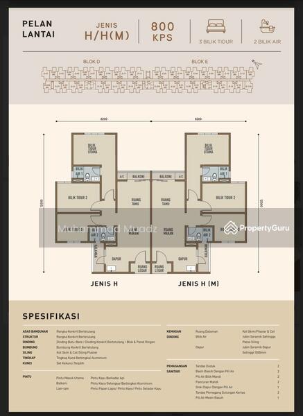 Vista Adesa Residensi Desa Timur, Sungai Besi, Kuala Lumpur, 3 Bedrooms ...