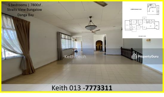 Bungalow at Jalan Straits View, Johor Bahru (Danga Bay), Straits View ...