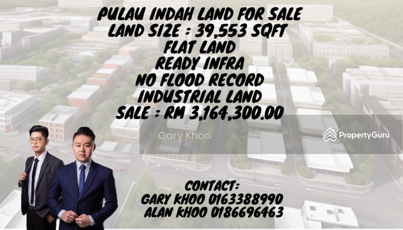 Pulau Indah Industrial Land For Sale Port Klang Padamaran Telok Gong ...