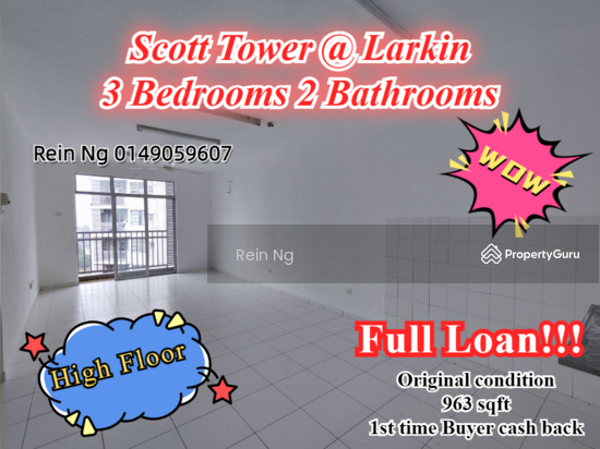 Scott Towers @ Larkin JB, Jalan Tani Off Jalan Datin Halimah, Larkin ...