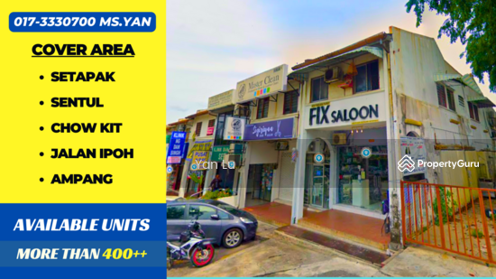 Shop for Rent in Desa Setapak (Wangsa Maju) - Yan Lu