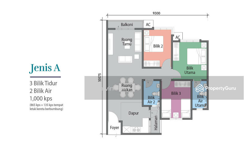 Bukit Serindit Melaka, Bukit Serindit, Melaka Raya, Melaka, 3 Bedrooms ...