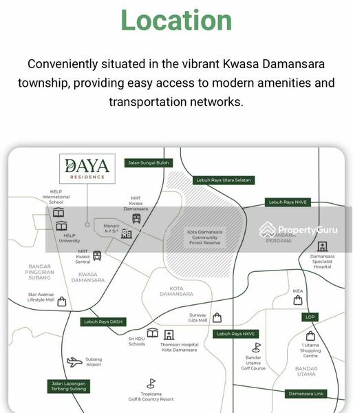 Daya Residence Kwasa Damansara, Shah Alam Semi-Detached House For Sale ...