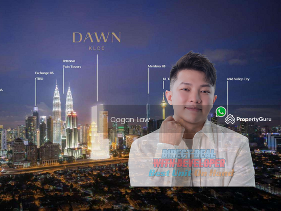 Dawn KLCC, KLCC, KL City, Kuala Lumpur, Studio, 350 sqft, Service Residence For Sale, by Cogan ...