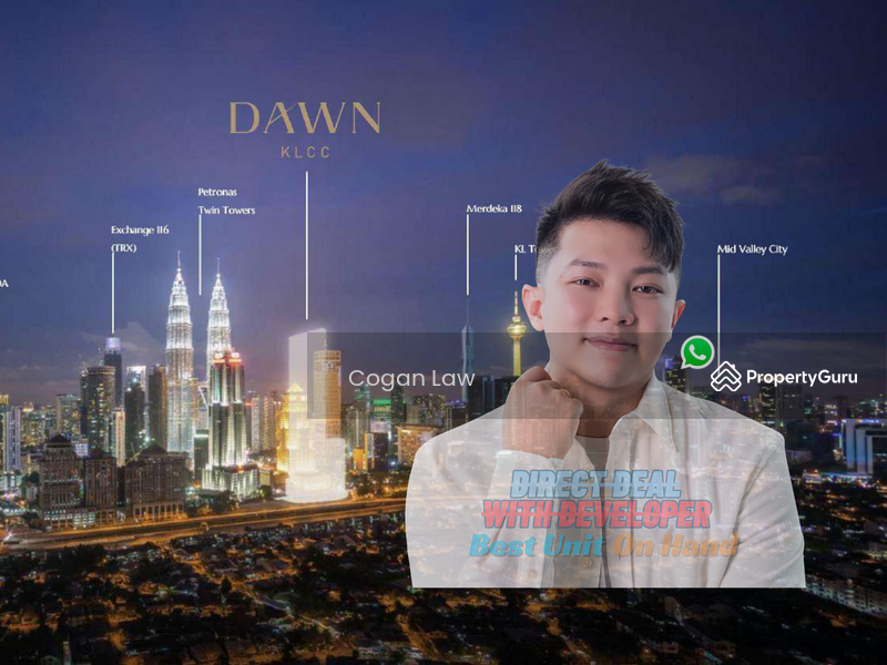 Dawn KLCC, KLCC, KL City, Kuala Lumpur, Studio, 350 sqft, Service Residence For Sale, by Cogan ...