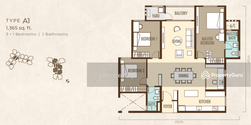 Ayanna Resort Residences, Kinrara Mas, Bukit Jalil, Kuala Lumpur, 4 ...