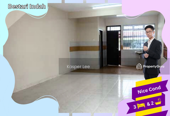 Terrace house at Taman Bestari Indah, Jalan Bestari, Taman Bestari Indah, Ulu Tiram, Johor, 3 ...