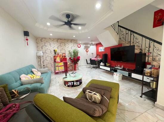 2 Storey Terrance House Facing South-Jalan Bentara Klang untuk Untuk ...
