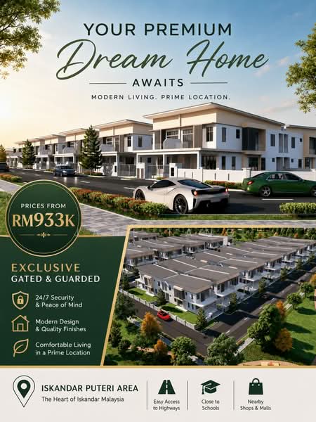 Terraced House for Sale in Horizon Hills (Iskandar Puteri (Nusajaya ...