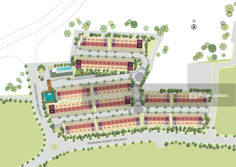 Sunway Wellesley Serene Villas - Townhouse for Sale - Penang