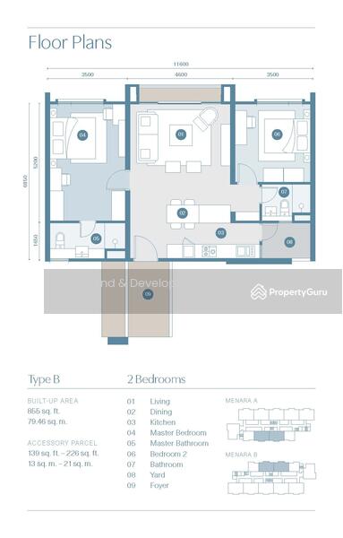 Danau, Puchong, BANDAR PUCHONG JAYA, Puchong, Selangor, 1 Bilik Tidur, 130 kps, N SALE, by ...